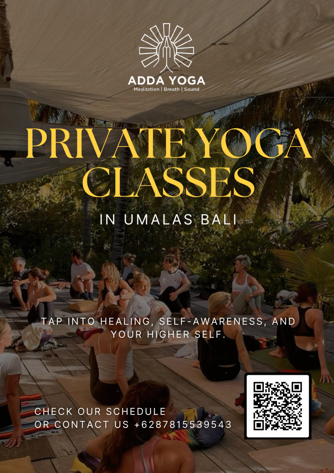 Private Yoga Classes in Umalas, Bali - Teacher to Your Villa - ADDA ...